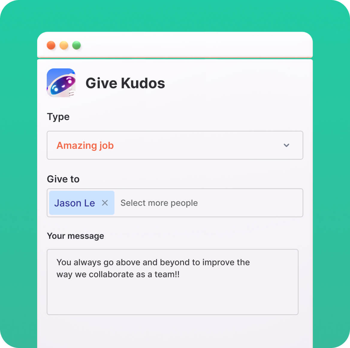Employee Recognition with Kudos and Values | Matter App